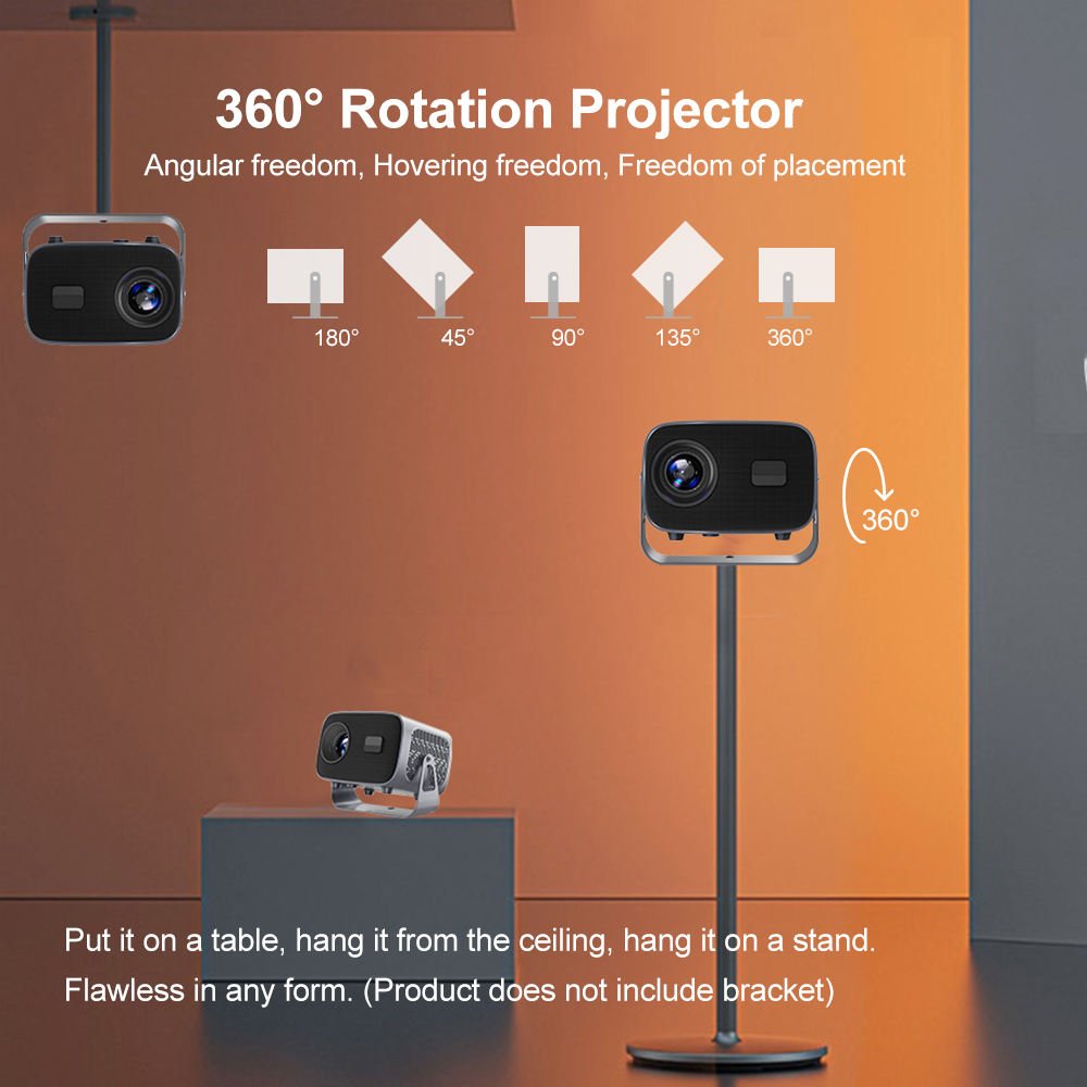Auto Focus Portable Wifi Proyector Led Home Smart 4k Android 11 Mini ...