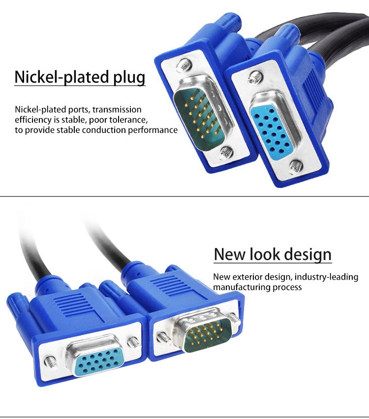 Good Price Computer Monitor Vga to Vga Cable 1.5m - Sinnew-tech